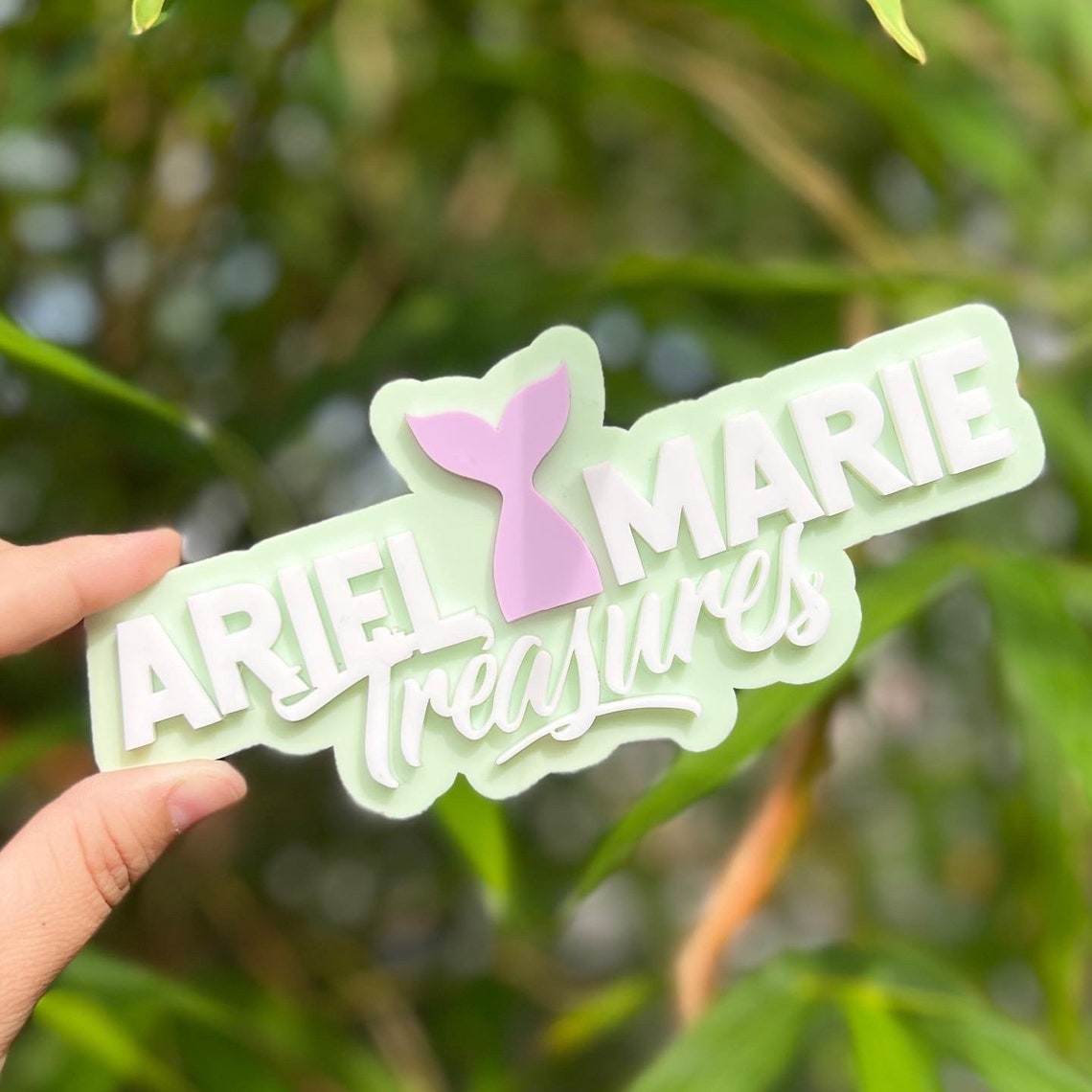 Full Custom Laser Cut Name Business Watermark Physical - Etsy