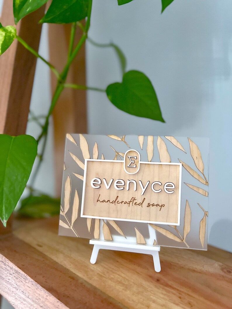 Full Custom Laser Cut Name Business Watermark Physical - Etsy