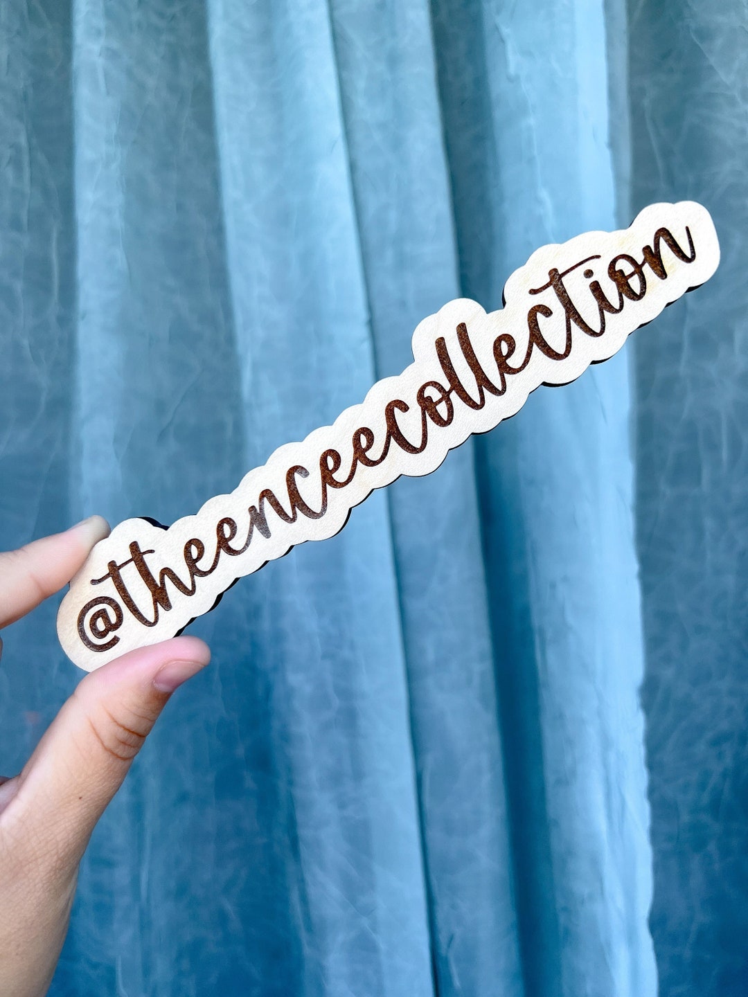 Wood Watermark, Single Layer, Laser Cut Name, Business Watermark ...