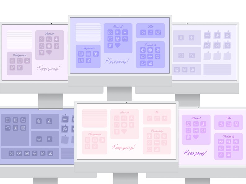 80 Desktop Organizers Bundle to Create a Perfect Home Screen on Your ...