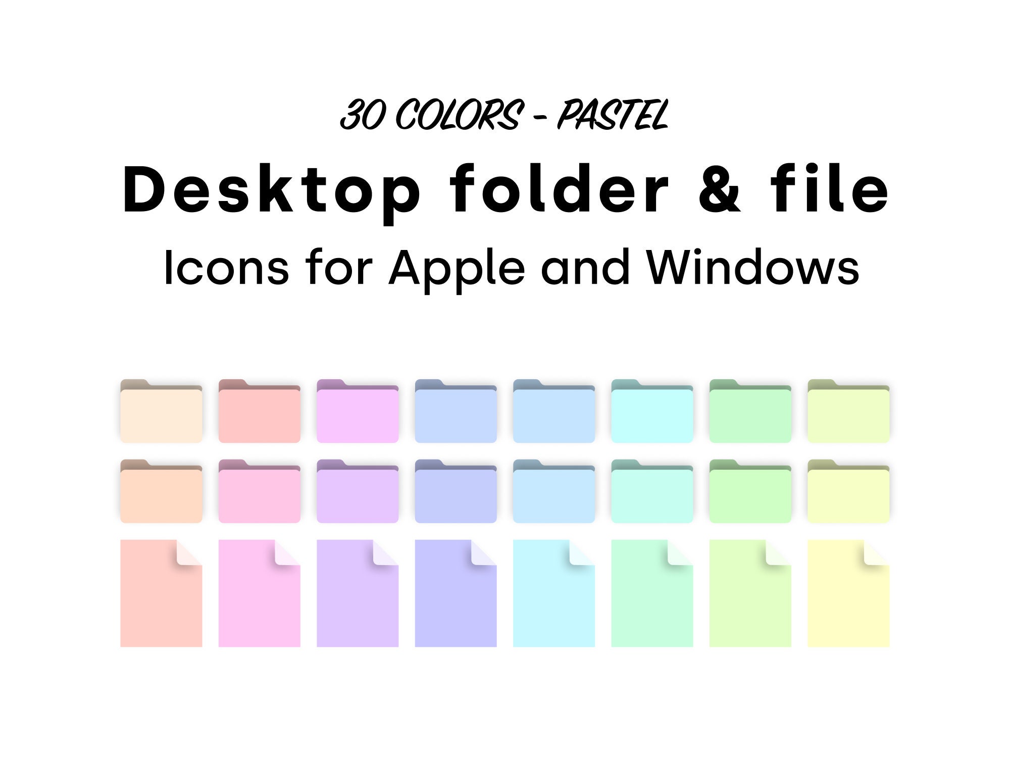 File and Folder Icons Pastel Theme Pimp Your Computer With These ...