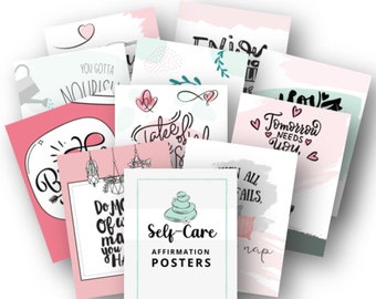 Self Care Wall Art Printable Posters Positive Art Prints - Etsy