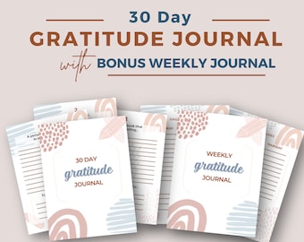 Printable Gratitude Log Affirmation Planner Printable - Etsy