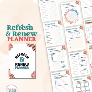 Printable Refresh and Renew Personal Growth Planner - Etsy