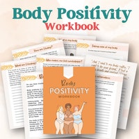 Teen Body Image Workbook, Body Positive Worksheets, Body Acceptance ...