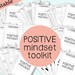 Printable Positive Mindset Bundle Growth Mindset Toolkit | Etsy
