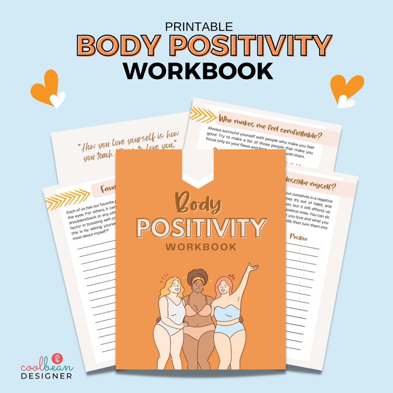Body Positivity Workbook Printable Body Image Journal - Etsy