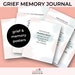 Grief Journal Printable | Bereavement Therapy | Grief and Loss | Memory ...