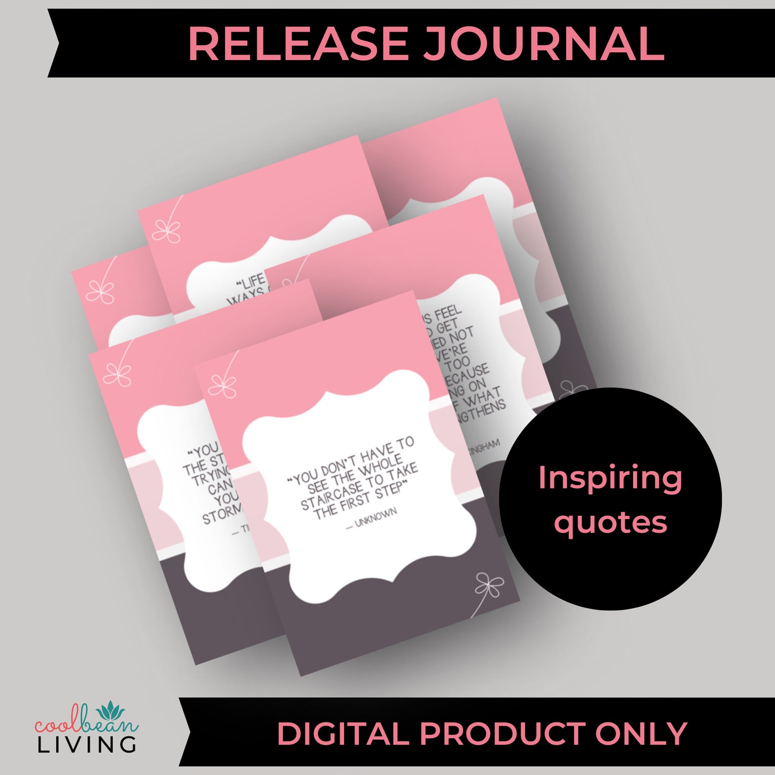 Release Journal | Printable Prompts for Letting Go of Overwhelming ...