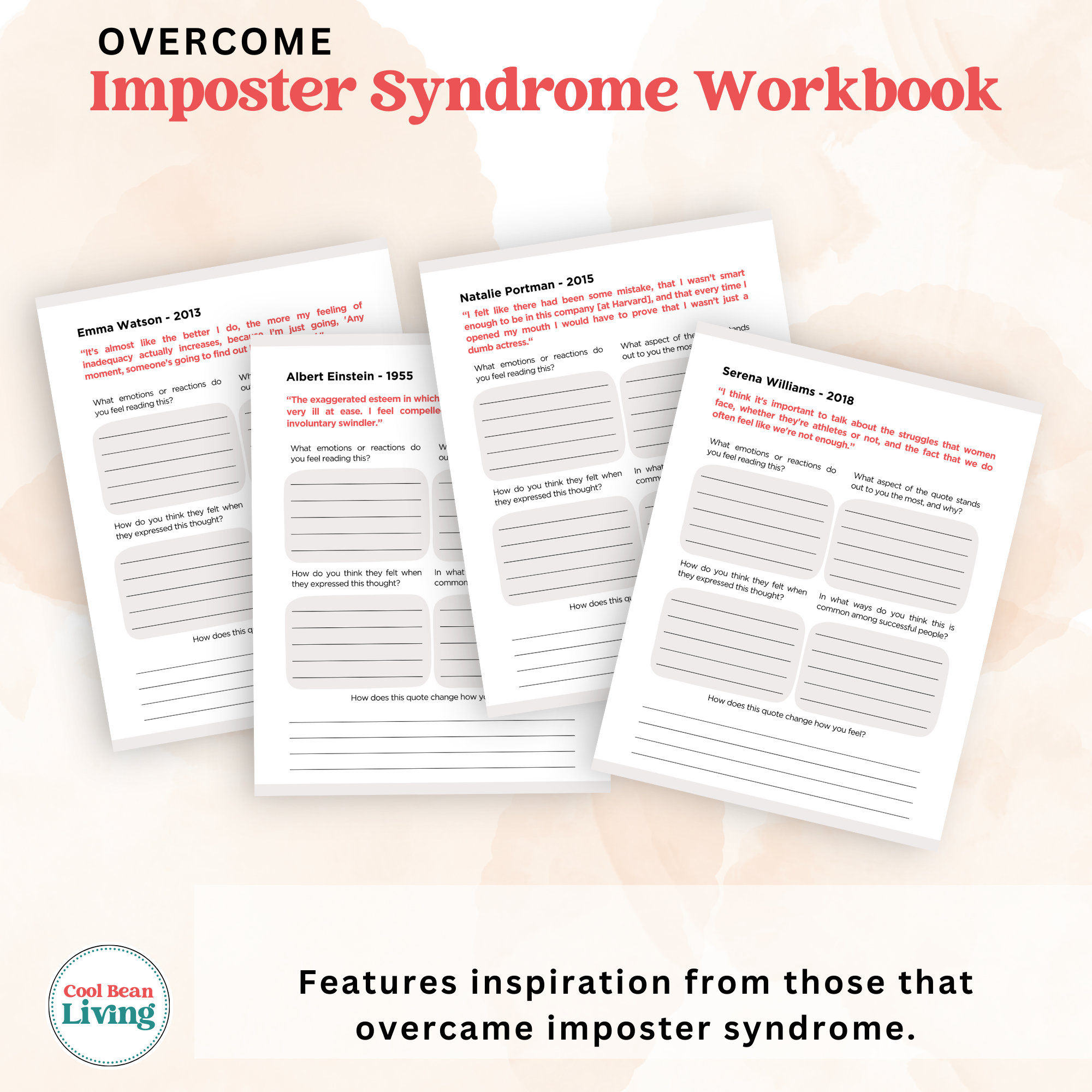 Printable Overcome Imposter Syndrome Workbook Worksheets for Healing ...