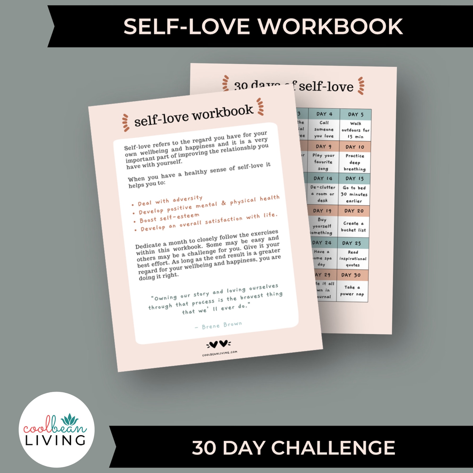 Printable Self Love Workbook | Learn to Love Yourself Worksheets - Etsy