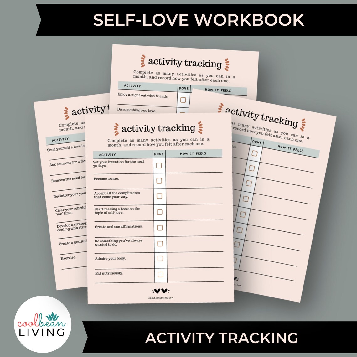 Printable Self Love Workbook | Learn to Love Yourself Worksheets - Etsy