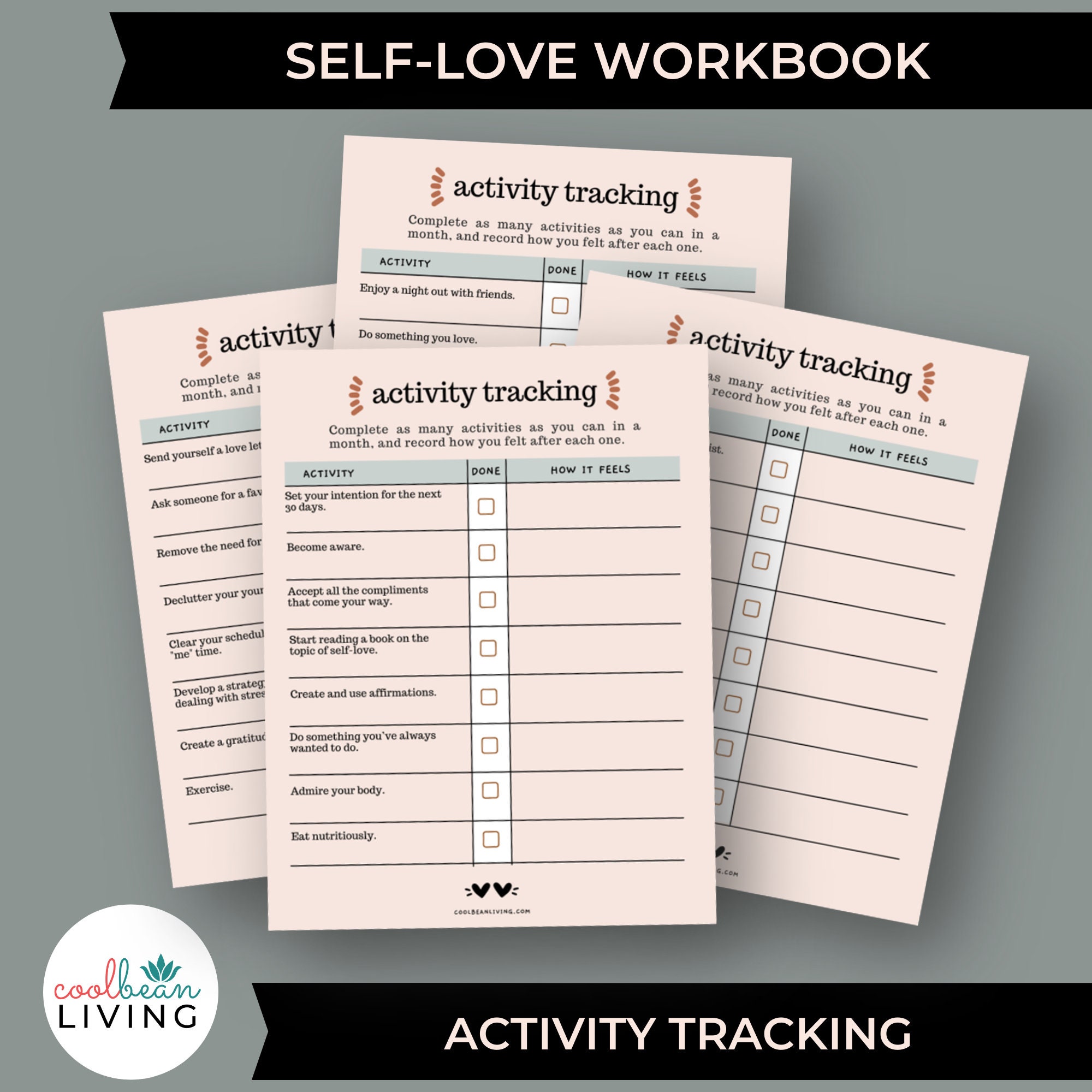 Printable Self Love Workbook | Learn to Love Yourself Worksheets - Etsy