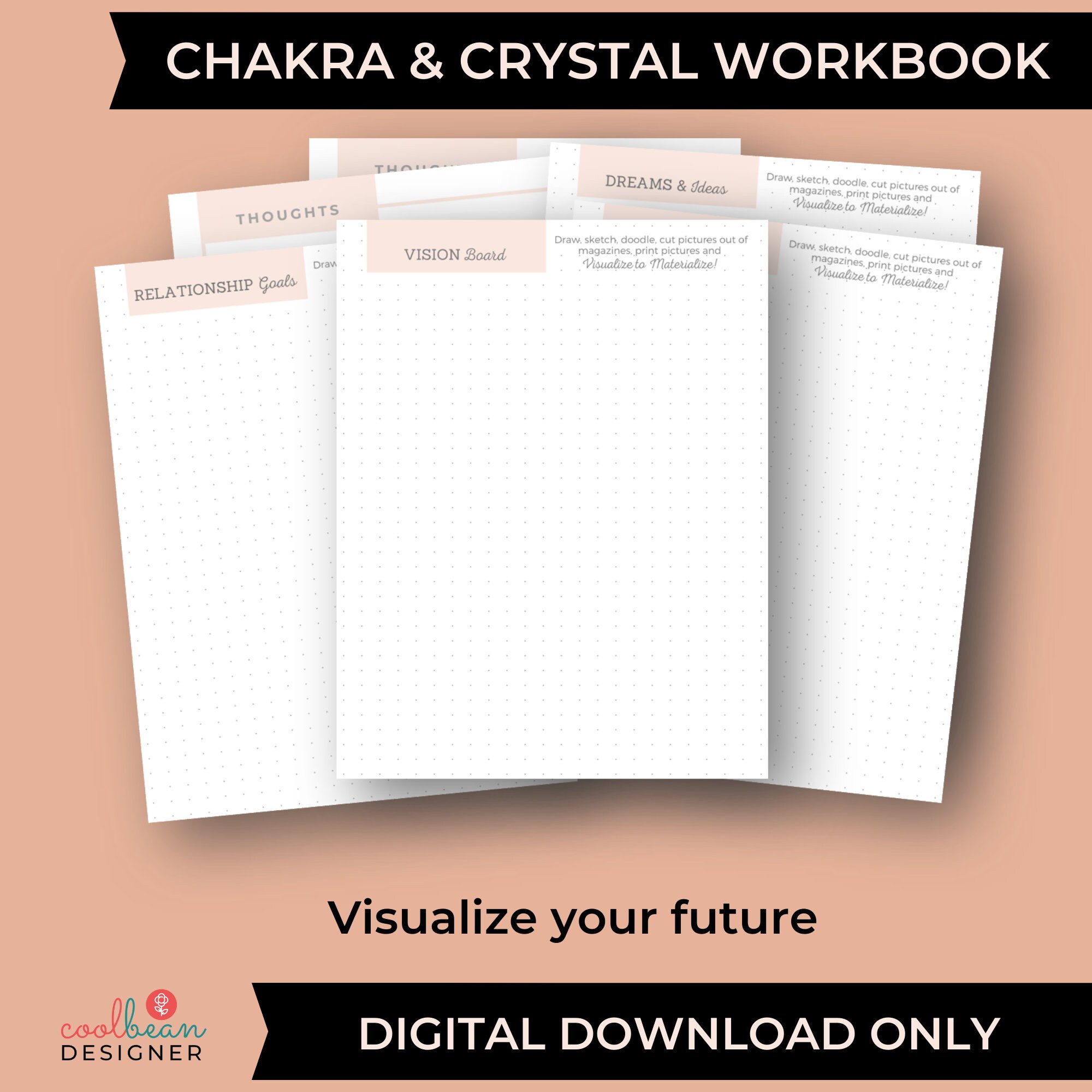 Beginners Chakra & Crystal Healing Workbook Printable - Etsy