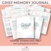 Grief Journal Printable | Bereavement Therapy | Grief and Loss | Memory ...