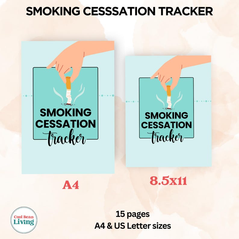 Printable Smoking Cessation Tracker | Stop Smoking Challenge Journal ...