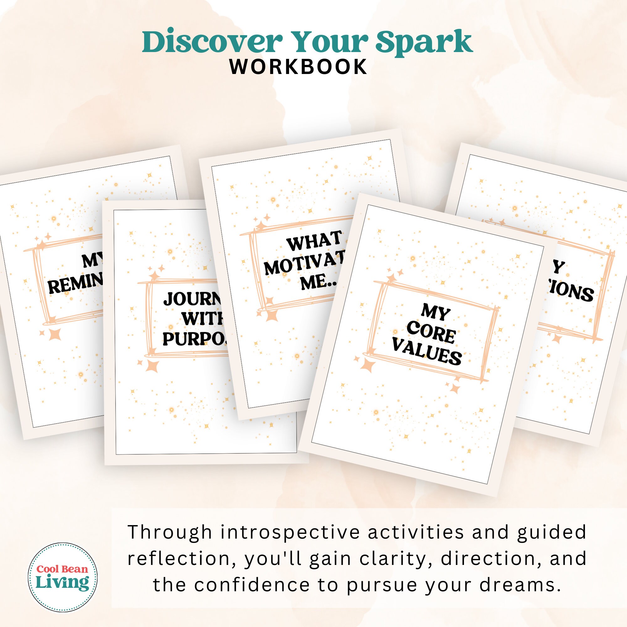 Discover Your Spark Workbook | Printable Find Your Passion in Life ...