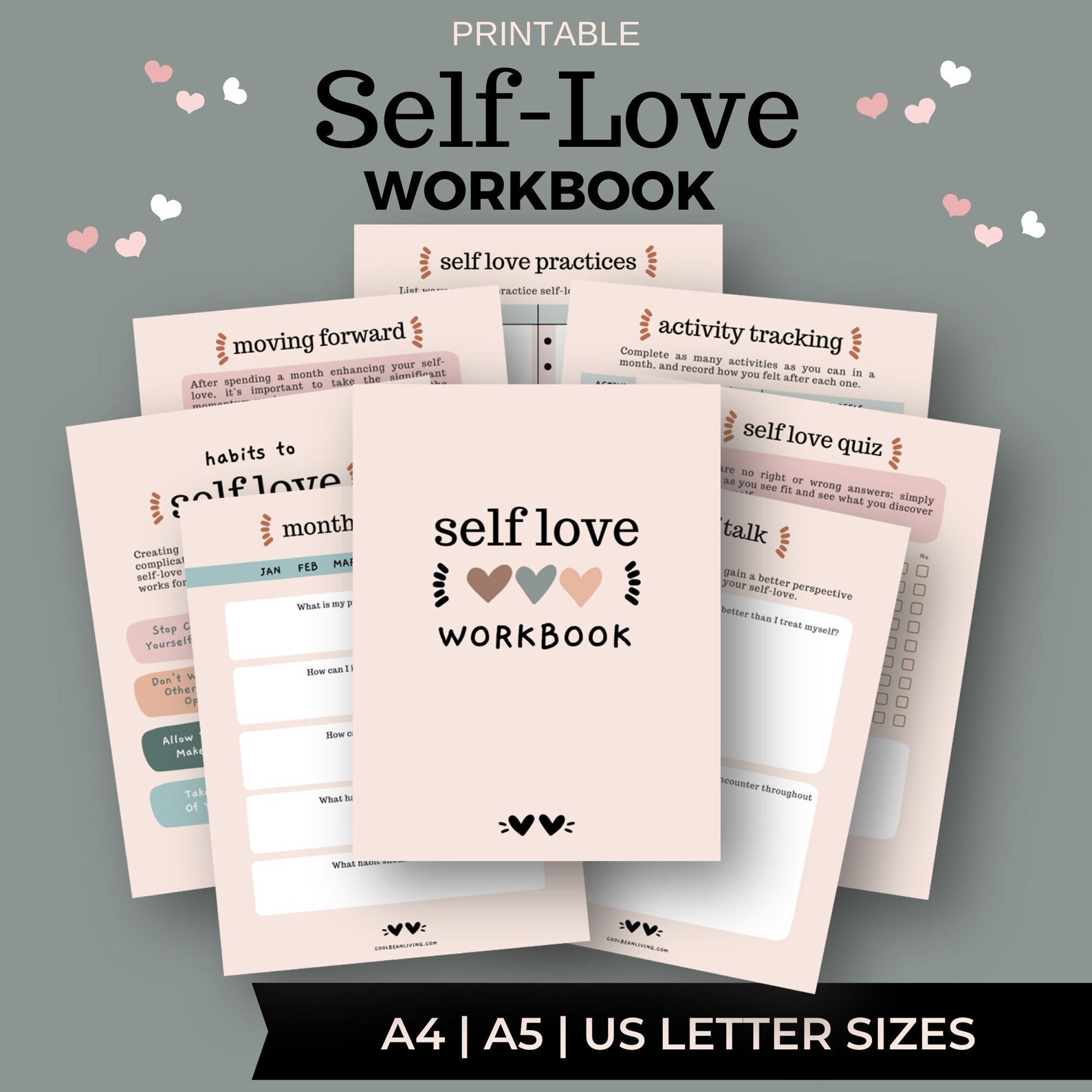 Printable Self Love Workbook Learn to Love Yourself - Etsy