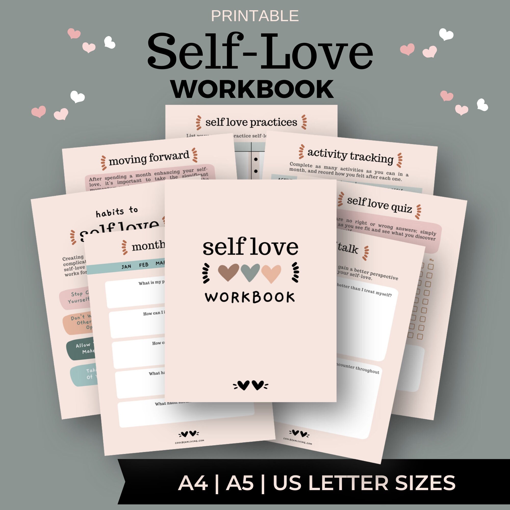 Printable Self Love Workbook Learn to Love Yourself - Etsy