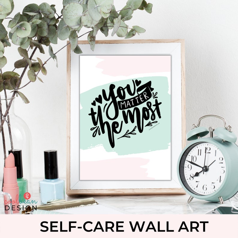 Self Care Wall Art Printable Posters Positive Art Prints | Etsy
