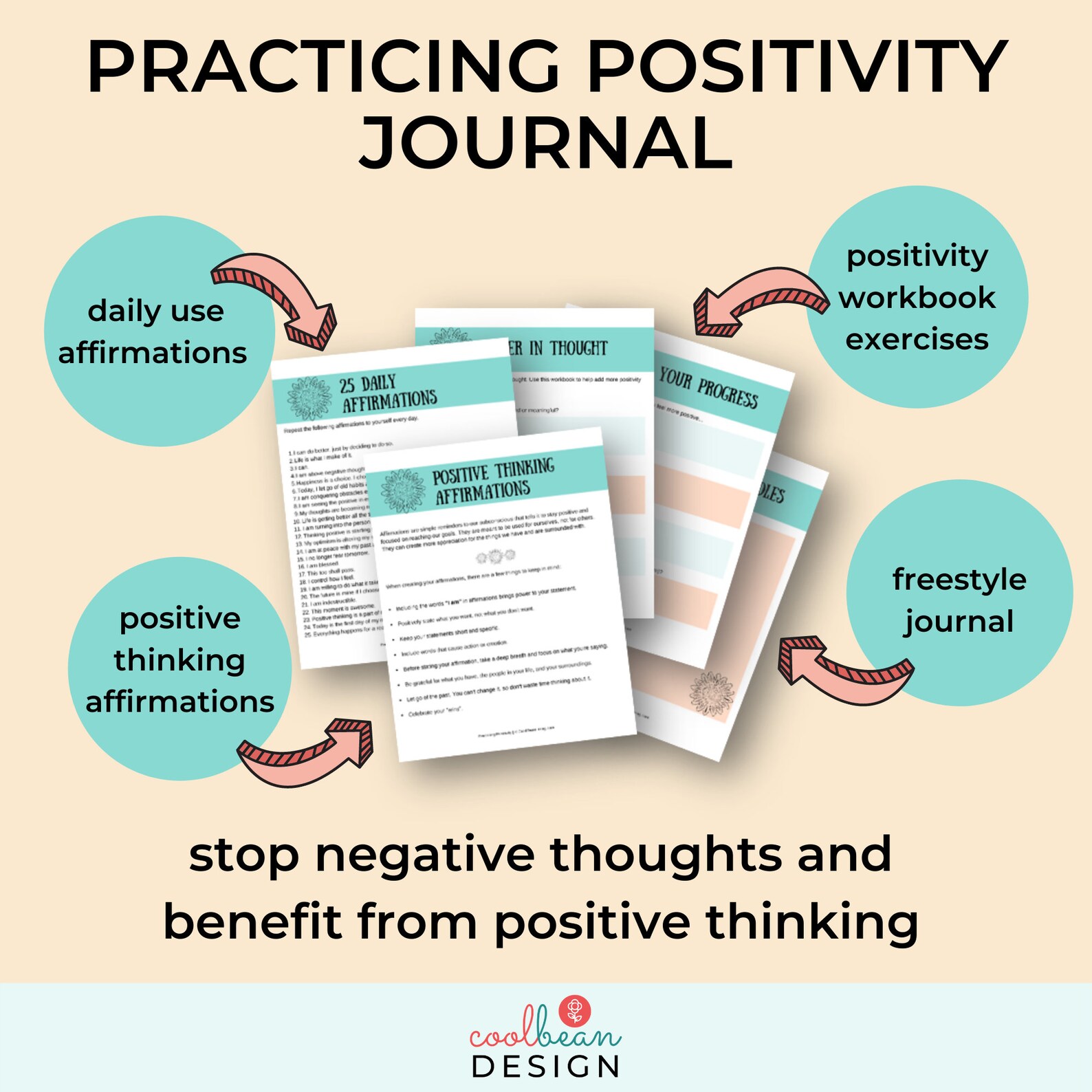 Printable Practicing Positivity Workbook Journal - Etsy