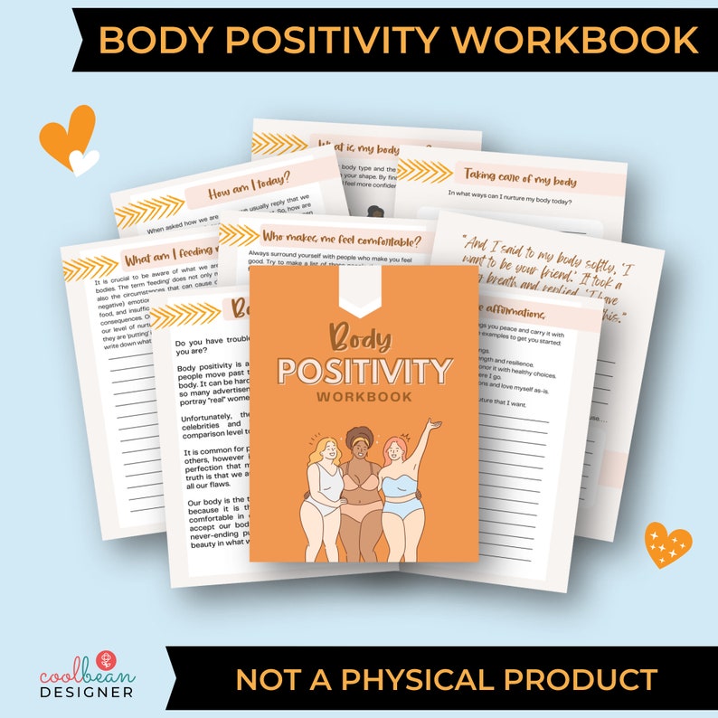 Body Positivity Workbook Printable Body Image Journal - Etsy