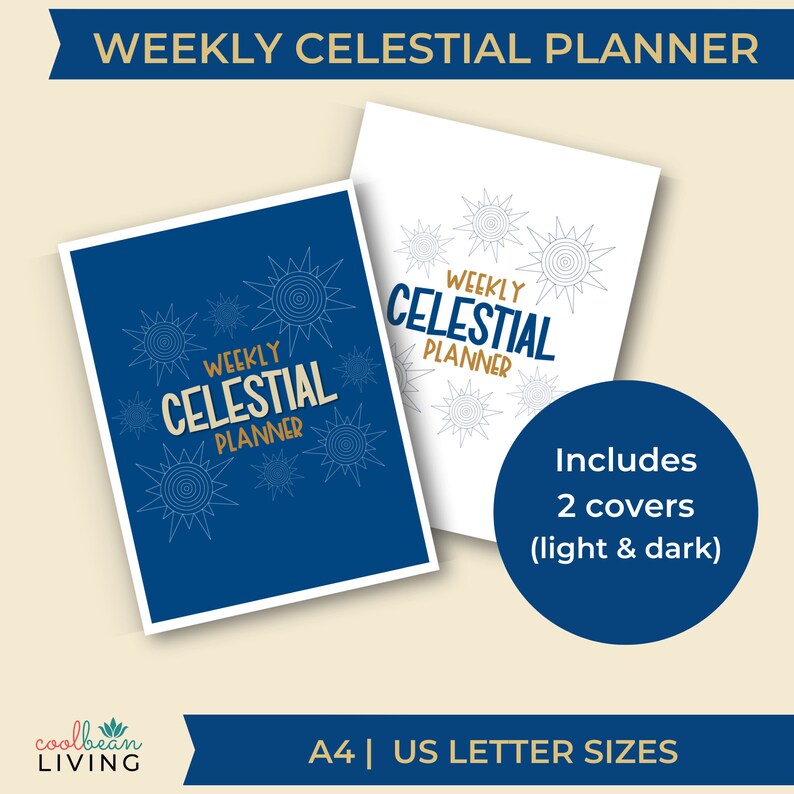 Weekly Celestial Planner Printable Undated Zodiac To-do Planning ...