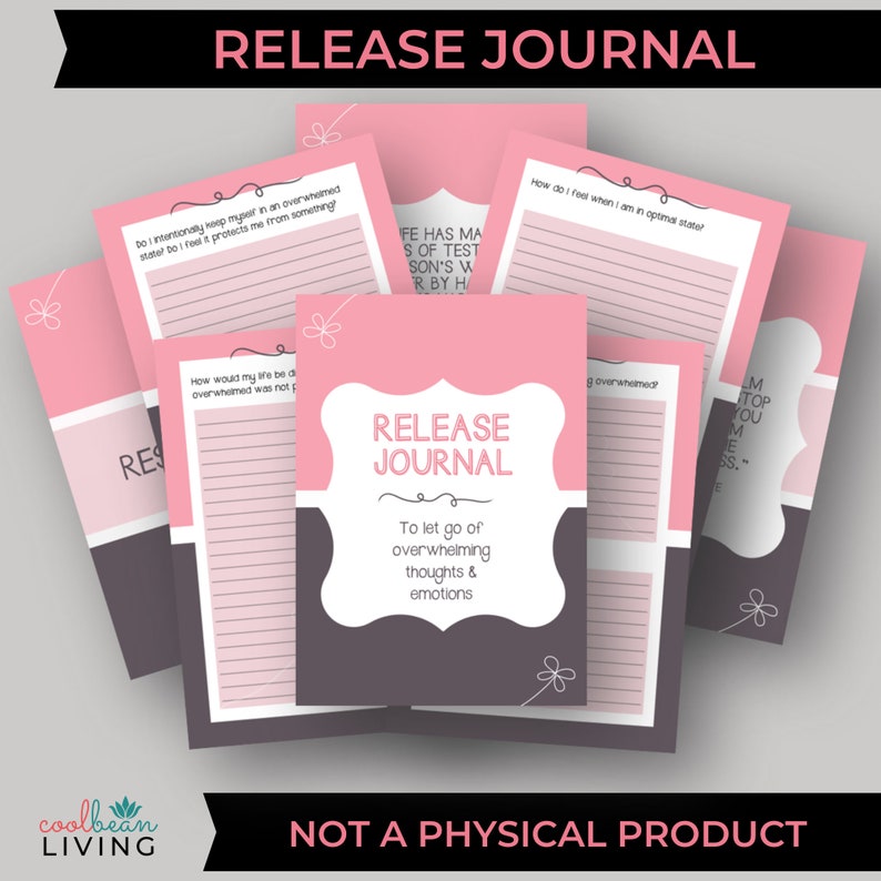 Release Journal | Printable Prompts for Letting Go of Overwhelming ...