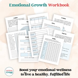 Emotional Growth Workbook Balance Emotions for Inner Peace and Self ...