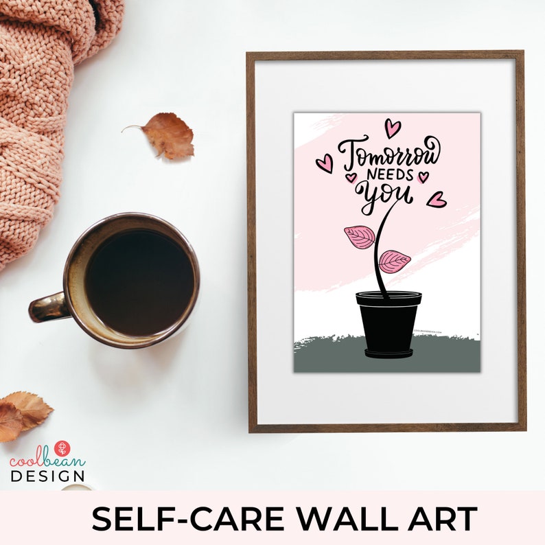 Self Care Wall Art Printable Posters Positive Art Prints | Etsy