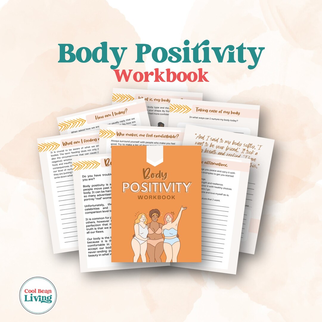 Body Positivity Workbook | Printable Body Image Journal | Confidence ...