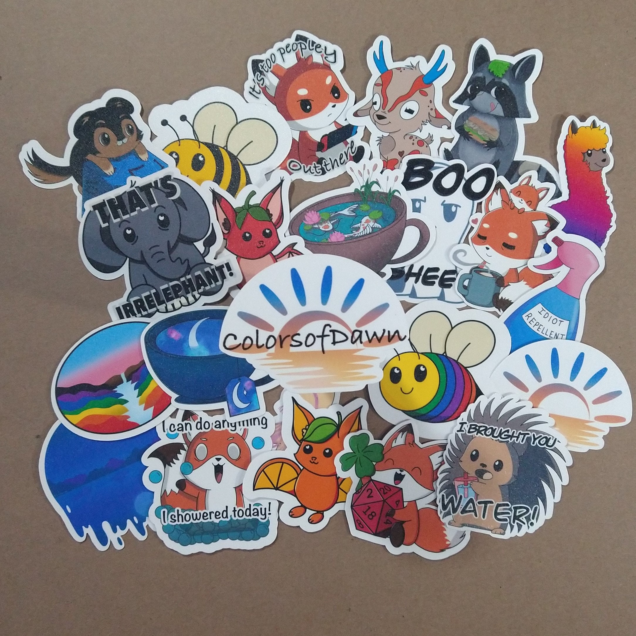 Moon Tea, Galaxy Tea Cup, Waterproof Vinyl Sticker for Laptop, Water ...