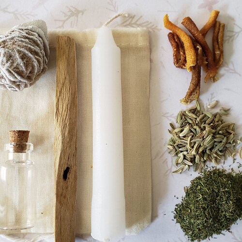 Relax and Restore Spell Charm Kit Includes Spell Bottle | Etsy