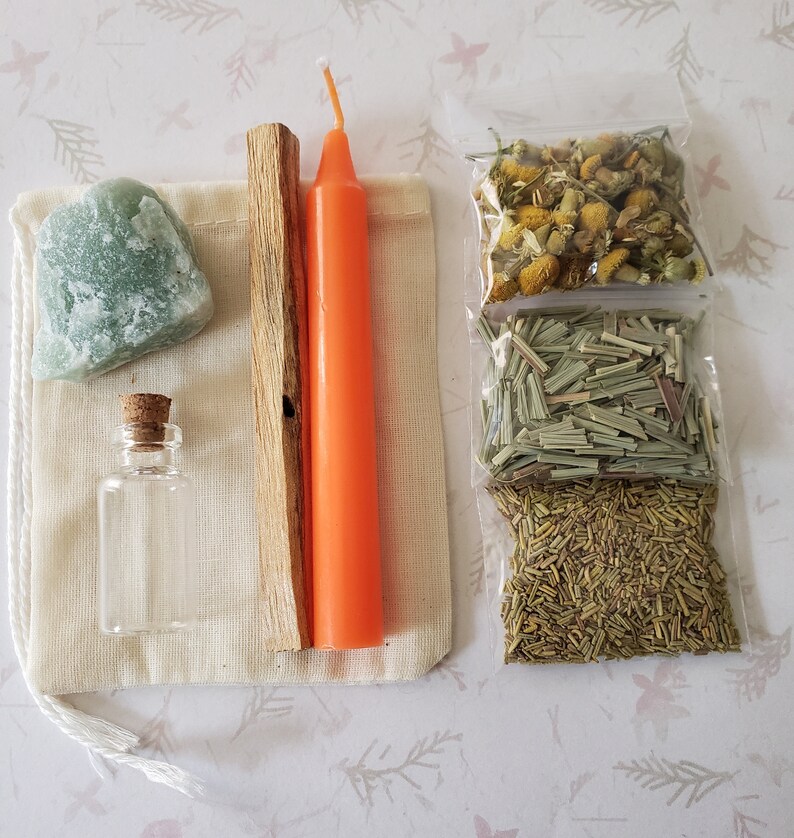 Success Spell Pouch Charm Kit Includes Spell Bottle Candle - Etsy