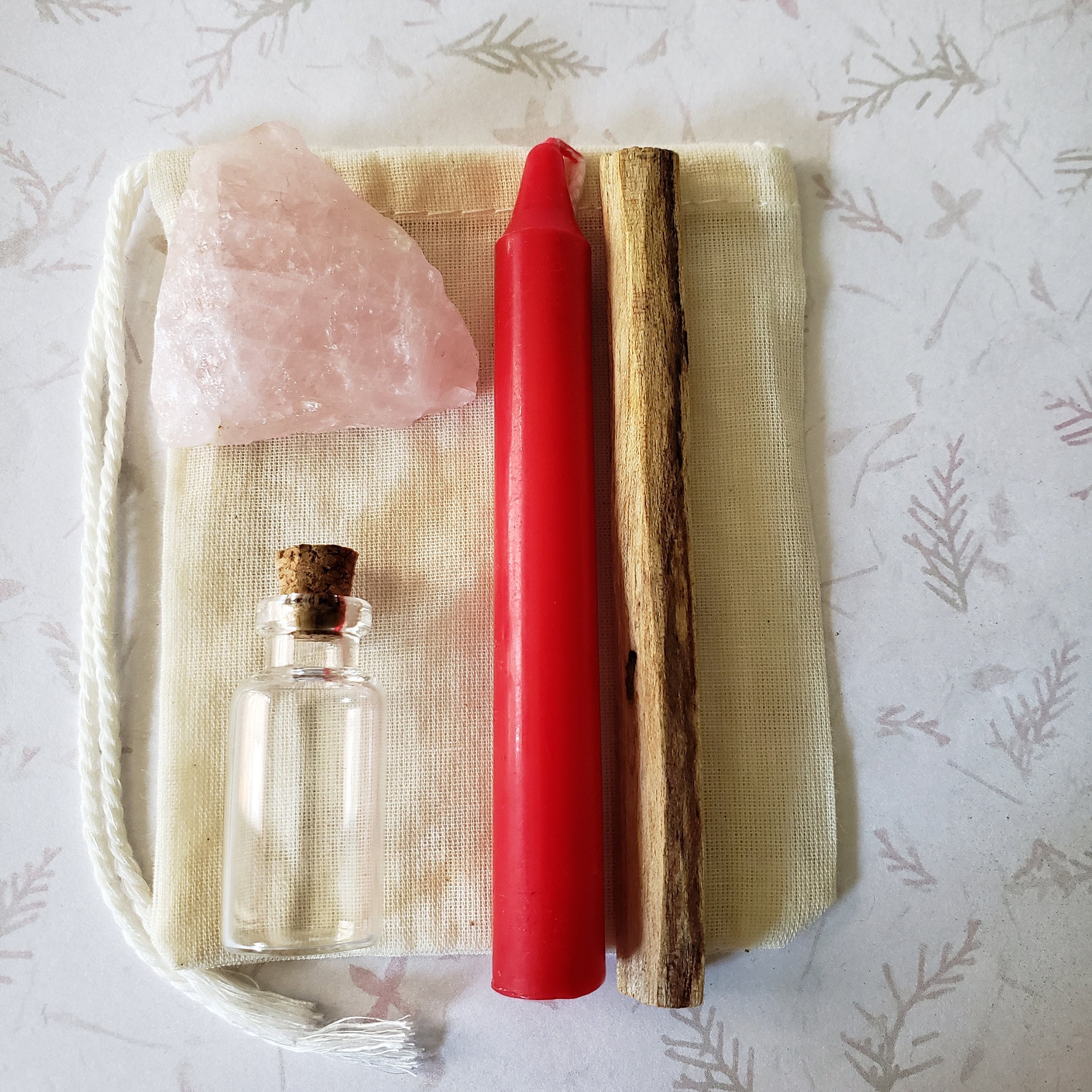 Self-love Spell Pouch Charm Kit Includes Spell Bottle - Etsy