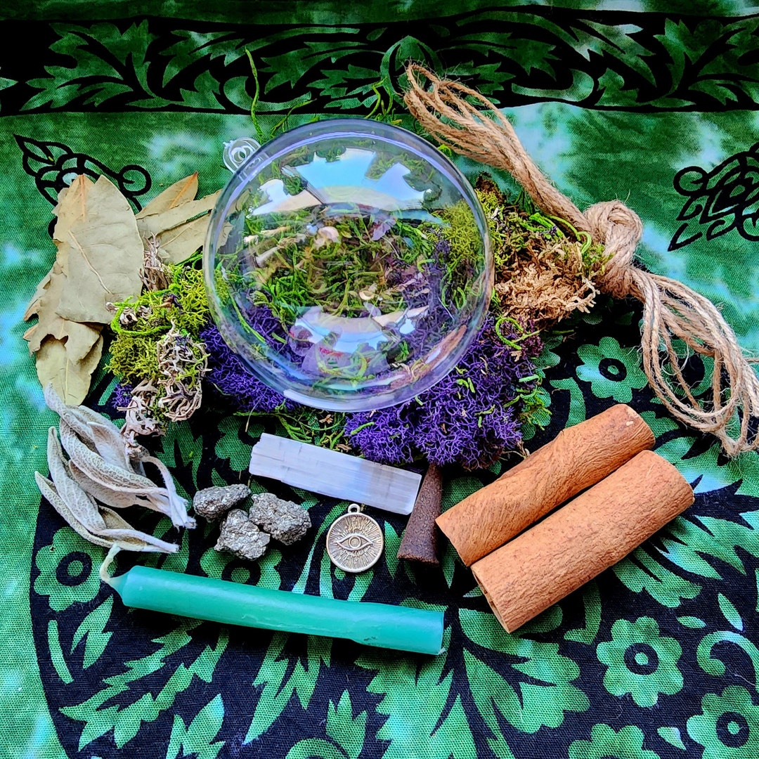 Create Your Own Personal Prosperity Witches Ball / DIY / Home Blessing ...