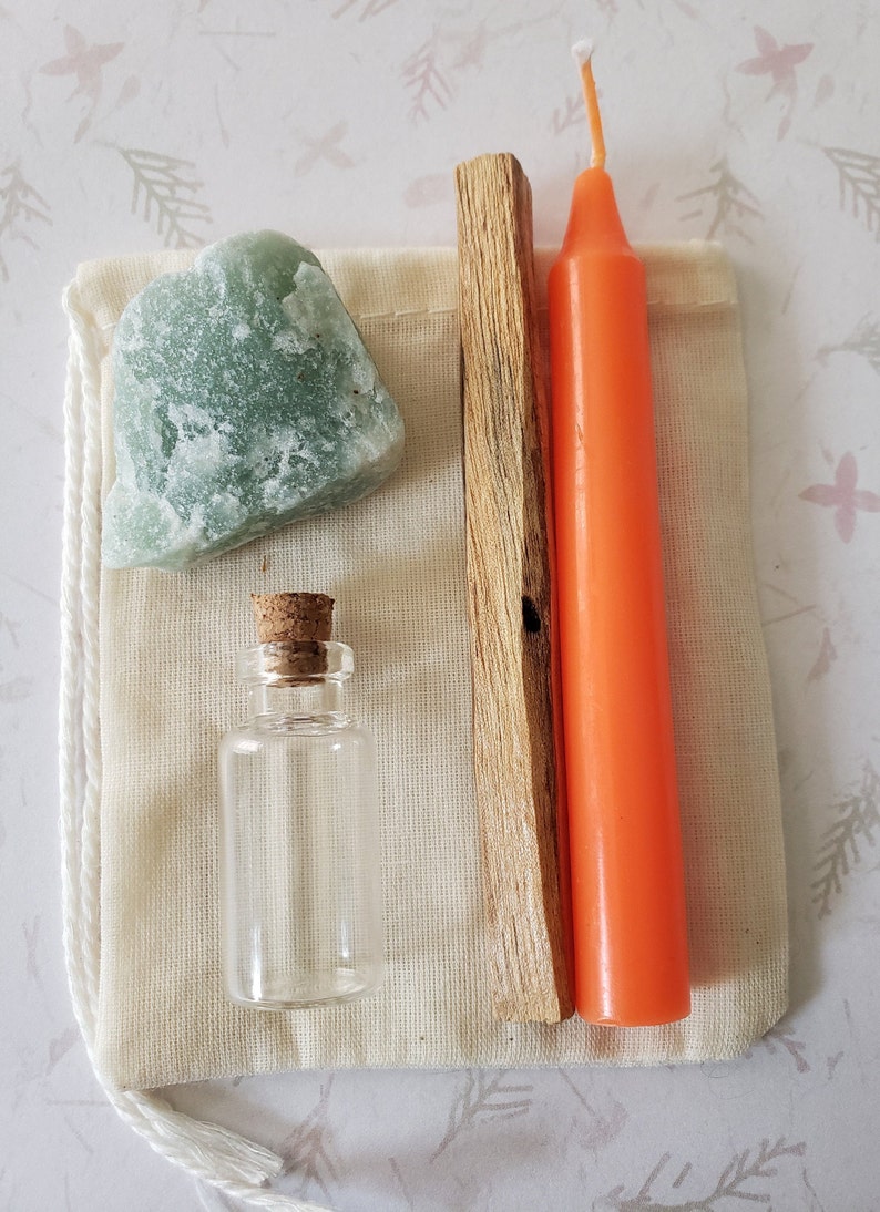 Success Spell Pouch Charm Kit Includes Spell Bottle Candle - Etsy