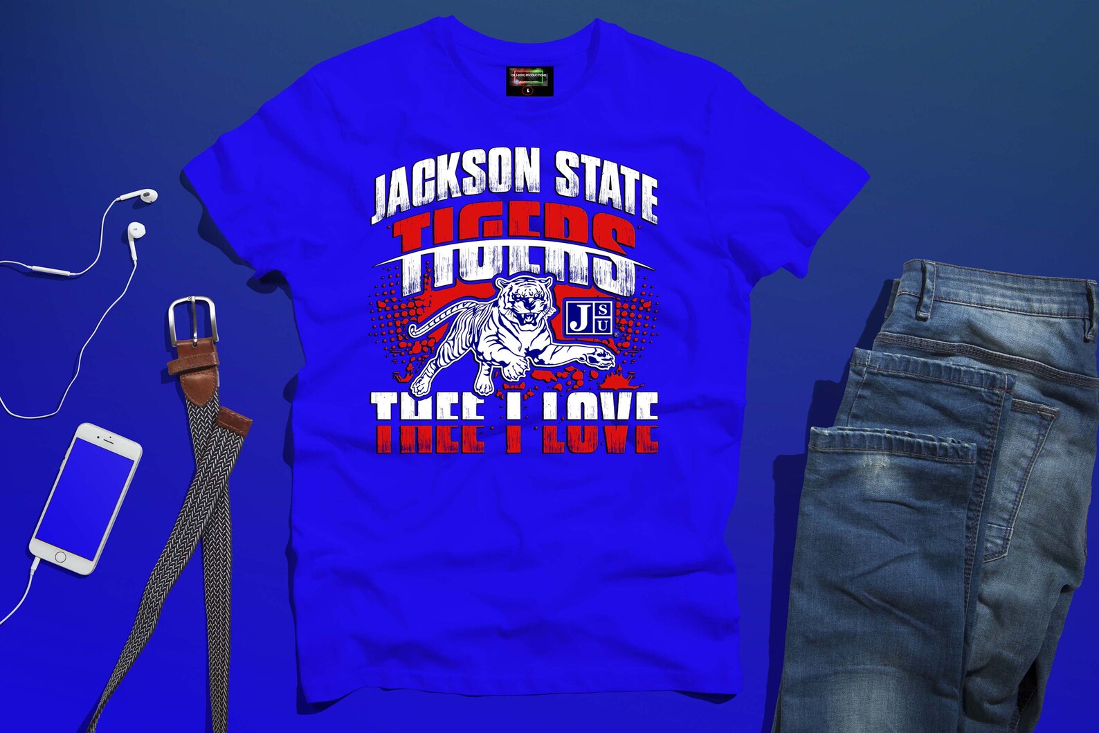JSU J State T-shirt | I-believe | HBCU | SWAC, | Thee I Love, Jackson ...