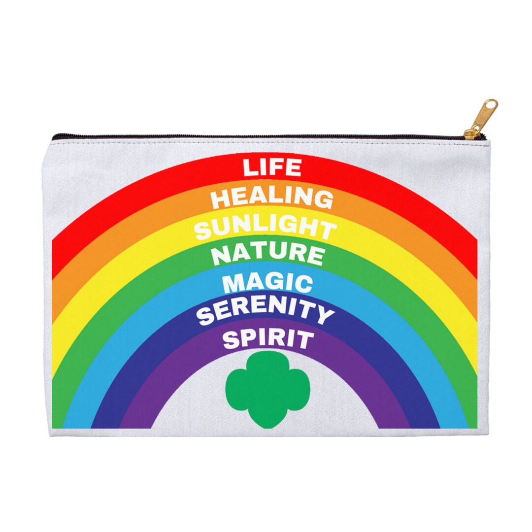 Rainbow Scout Accessory Pouches - Etsy