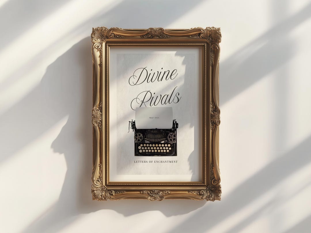 Dear Iris Divine Rivals Art Print | Rebecca Ross | Letters of ...