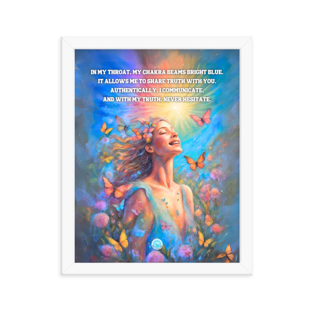 Throat Chakra Affirmation - Etsy