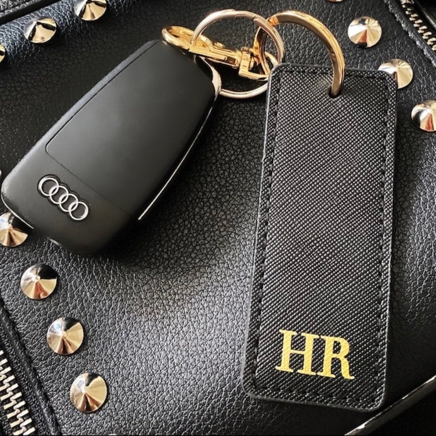 PERSONALISED KEYRING Monogrammed Key Ring Initials - Etsy UK