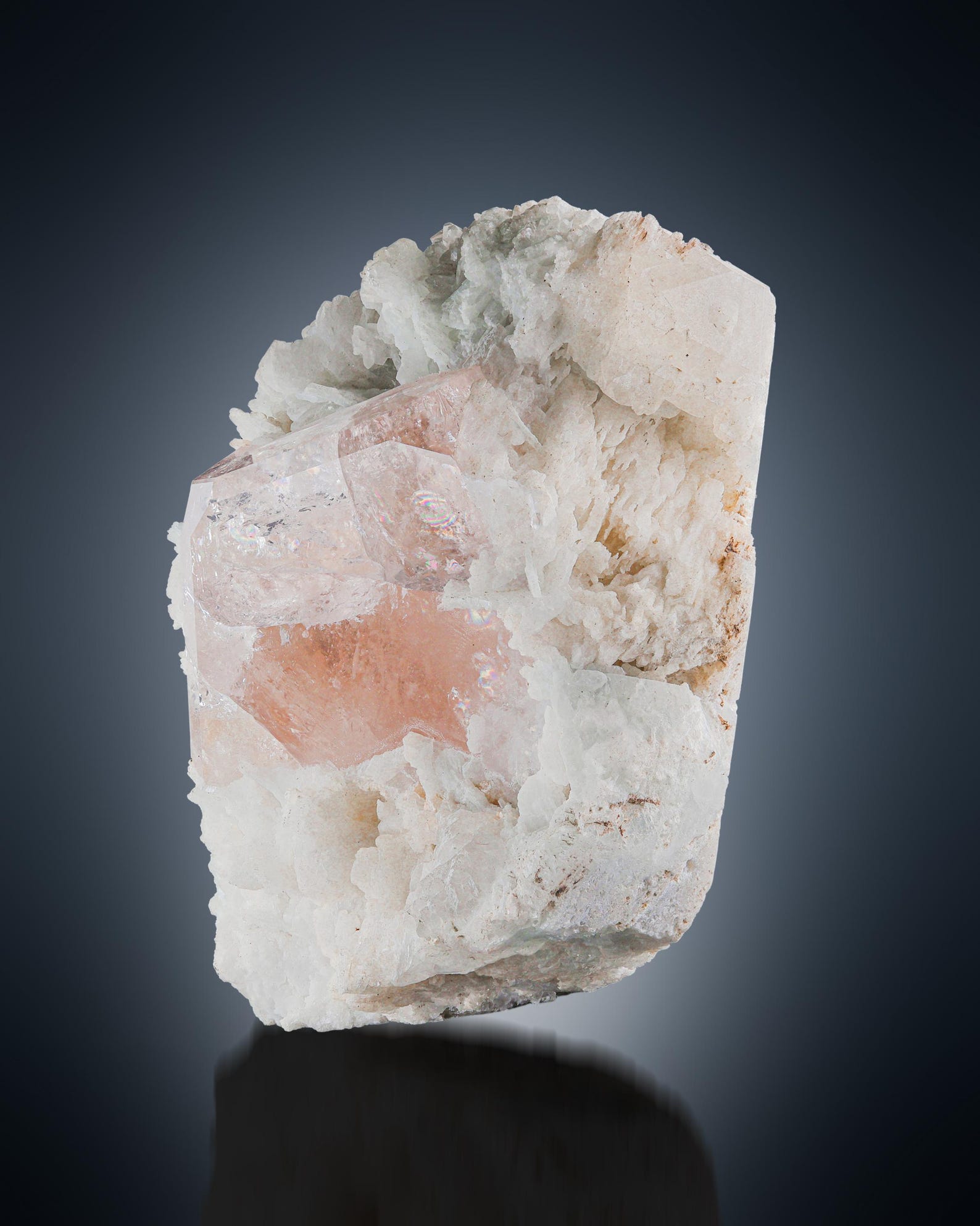 Gummy Morganite on Cleavelandite From Afghanistan. ( 364 Grams) - Etsy