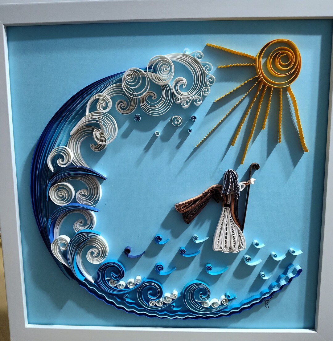 Moshe Crossing of the Red Sea, Moshe Kriat Yam Suph, Passover, Pesach ...