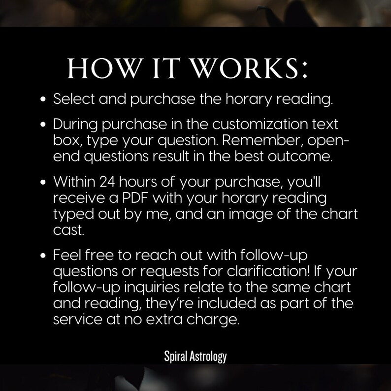 Ask 2 Questions: Horary Reading same Day - Etsy