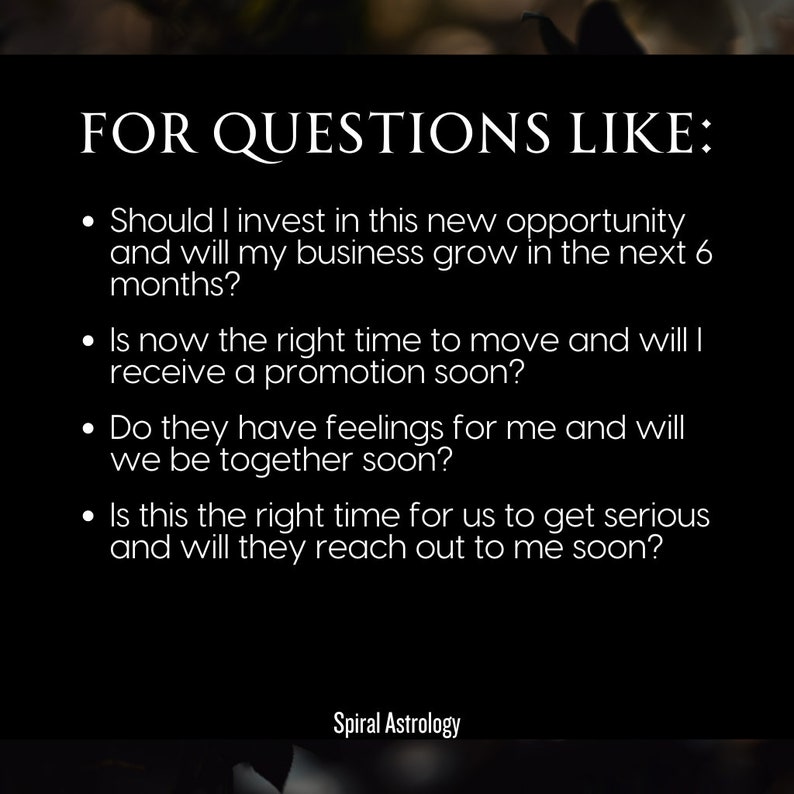 Ask 2 Questions: Horary Reading same Day - Etsy