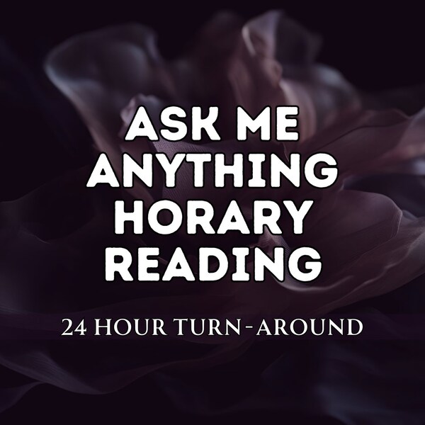 Ask 2 Questions: Horary Reading same Day - Etsy