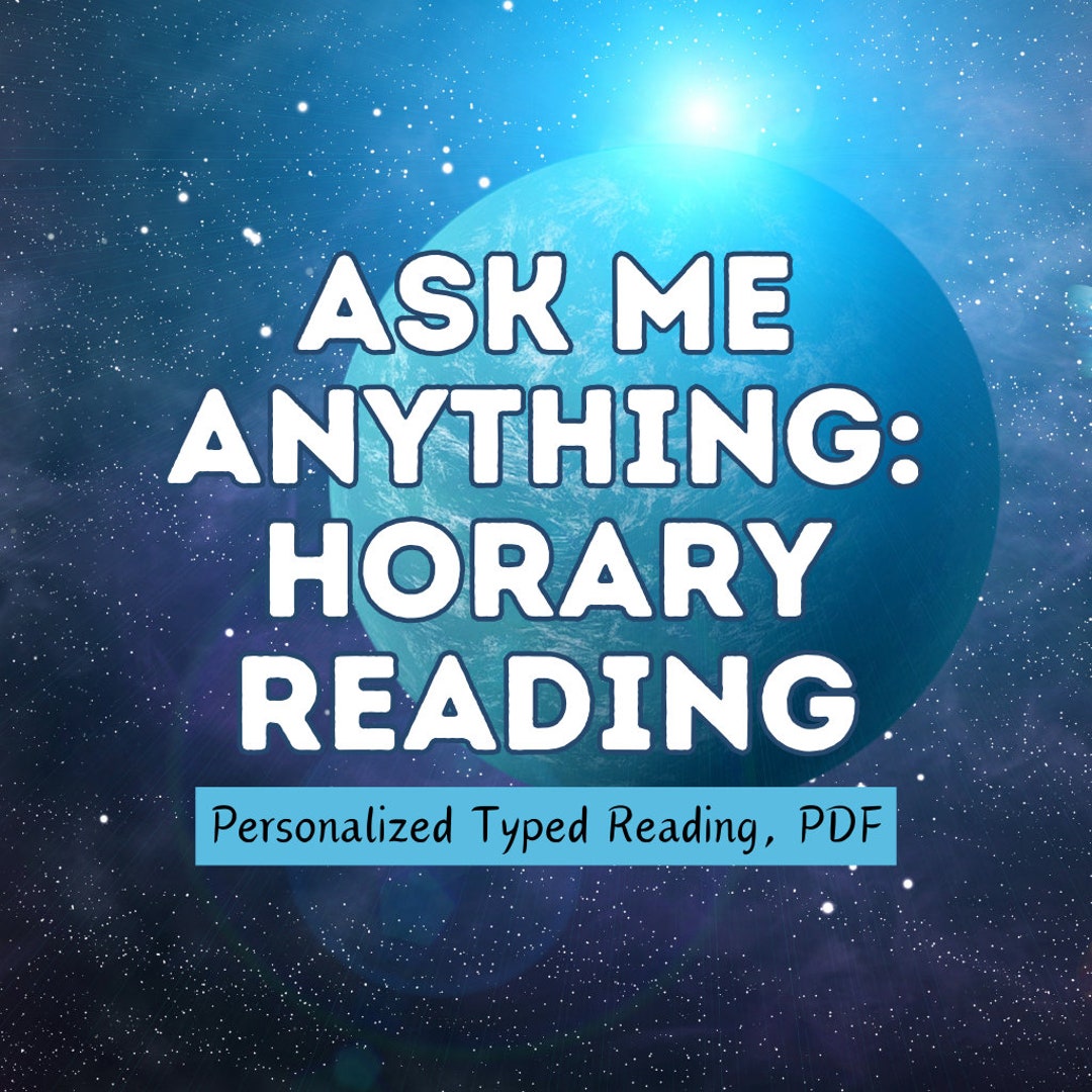 Horary Question Astrology Reading same Day - Etsy UK
