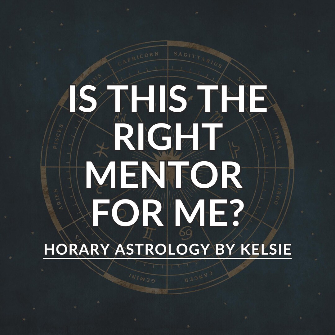 Horary Astrology Mentor Reading is This the Right Teacher for Me - Etsy