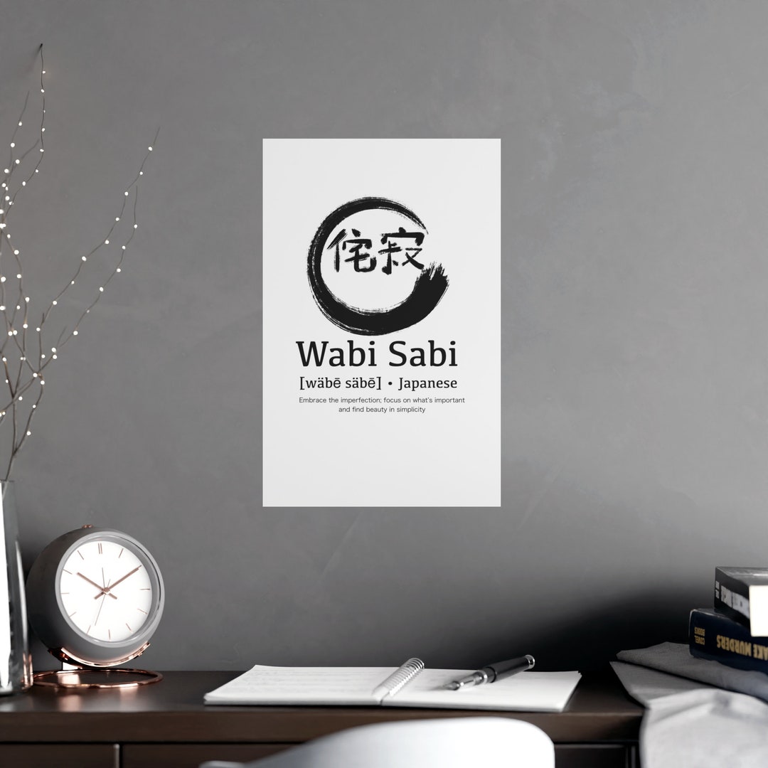 Wabi Sabi Poster - Etsy